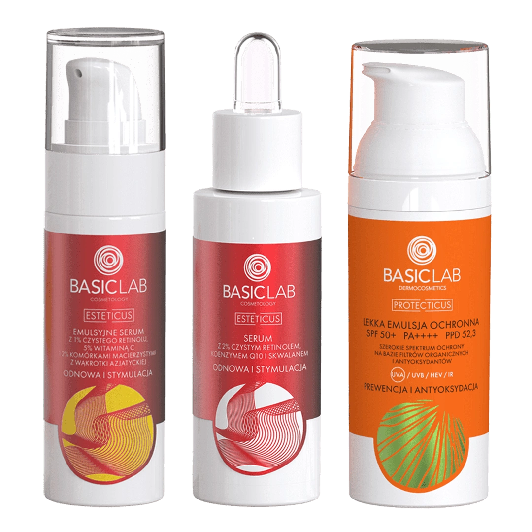 Zestaw kosmetyków: Retinol dla profesjonalistów | BasicLab